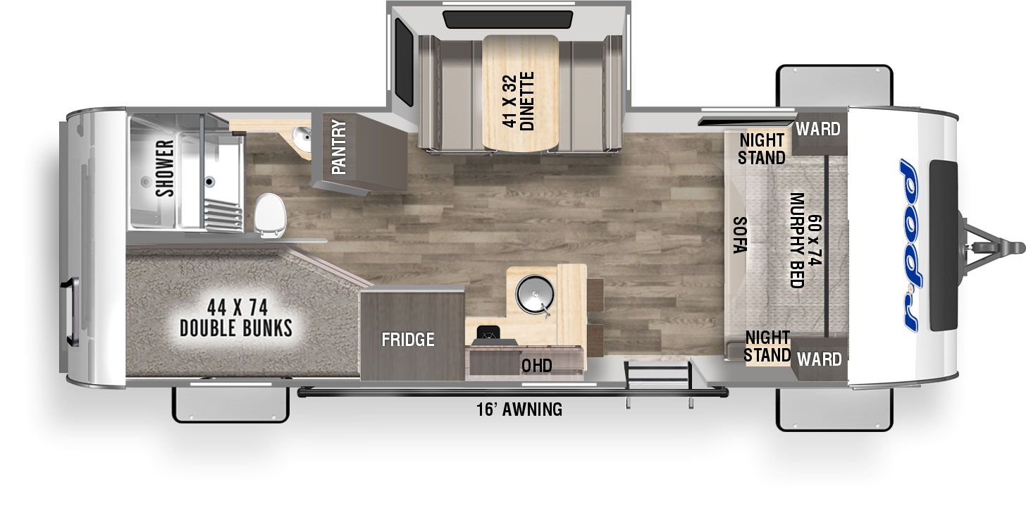 R Pod Floorplans - Forest River RV