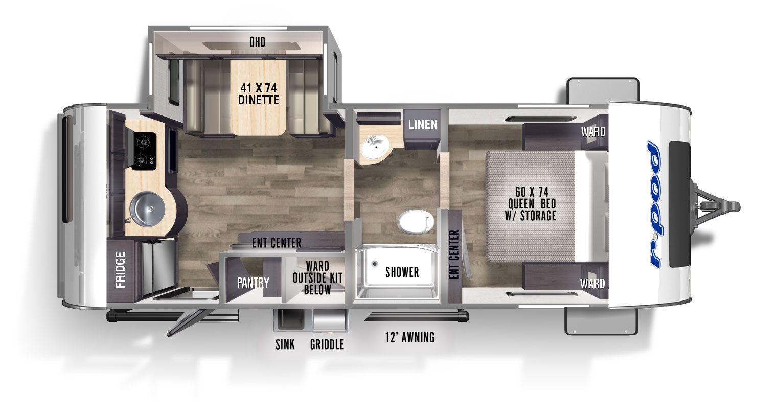R Pod Floorplans - Forest River RV