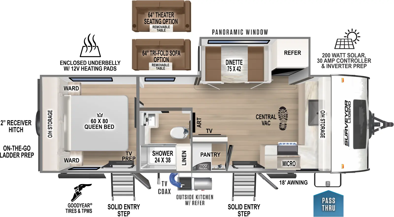 Surveyor Legend Floorplans - Forest River RV