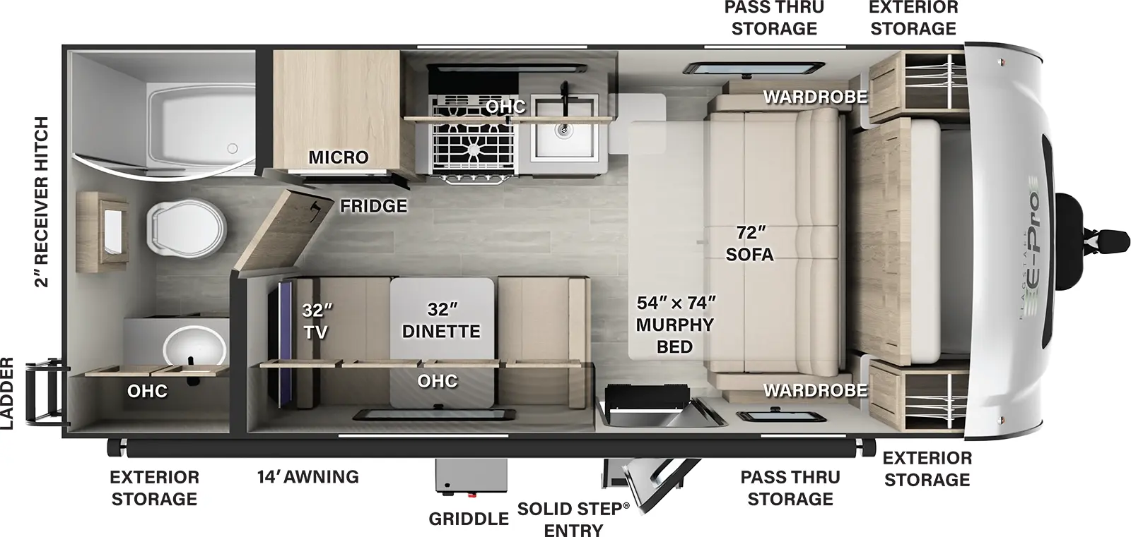 Flagstaff E Pro Floorplans - Forest River RV