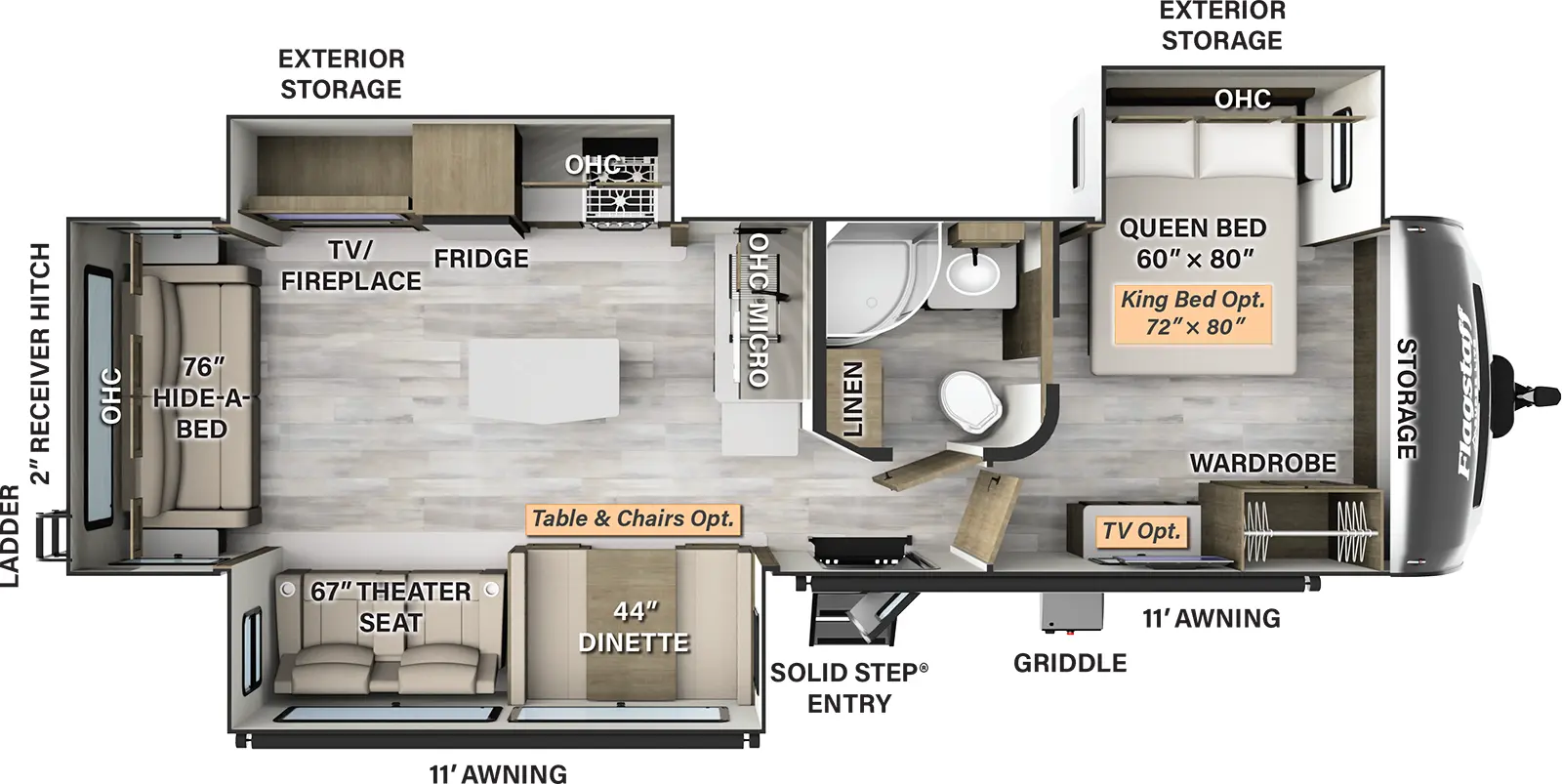 Flagstaff Super Lite Travel Trailers Floorplans - Forest River RV