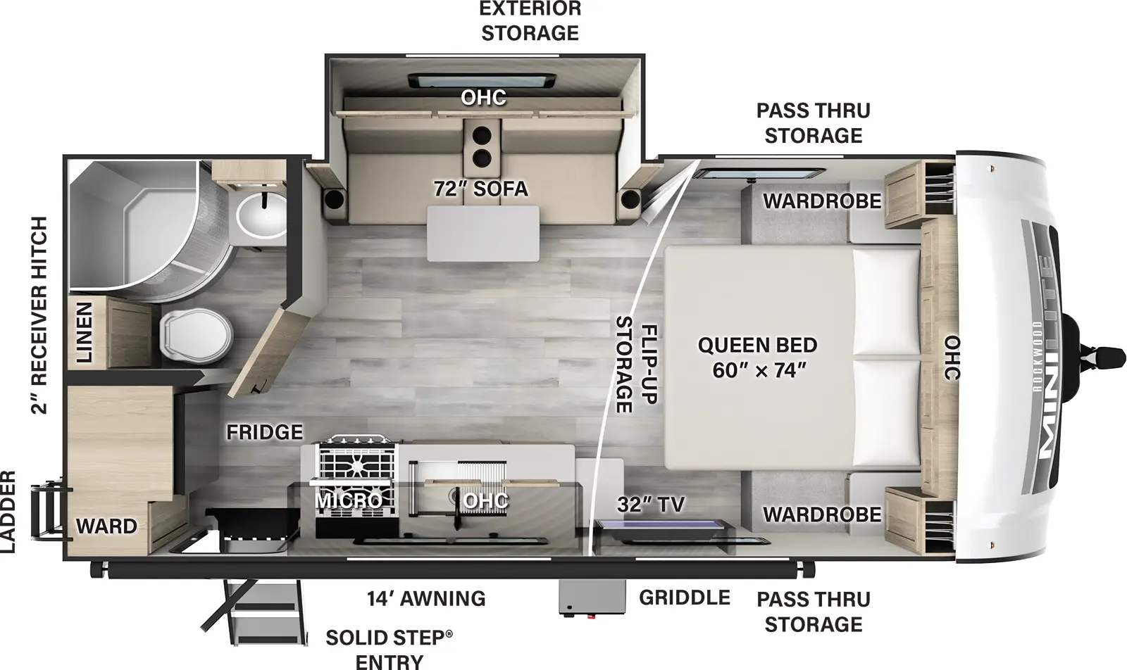 Rockwood Mini Lite Floorplans - Forest River RV