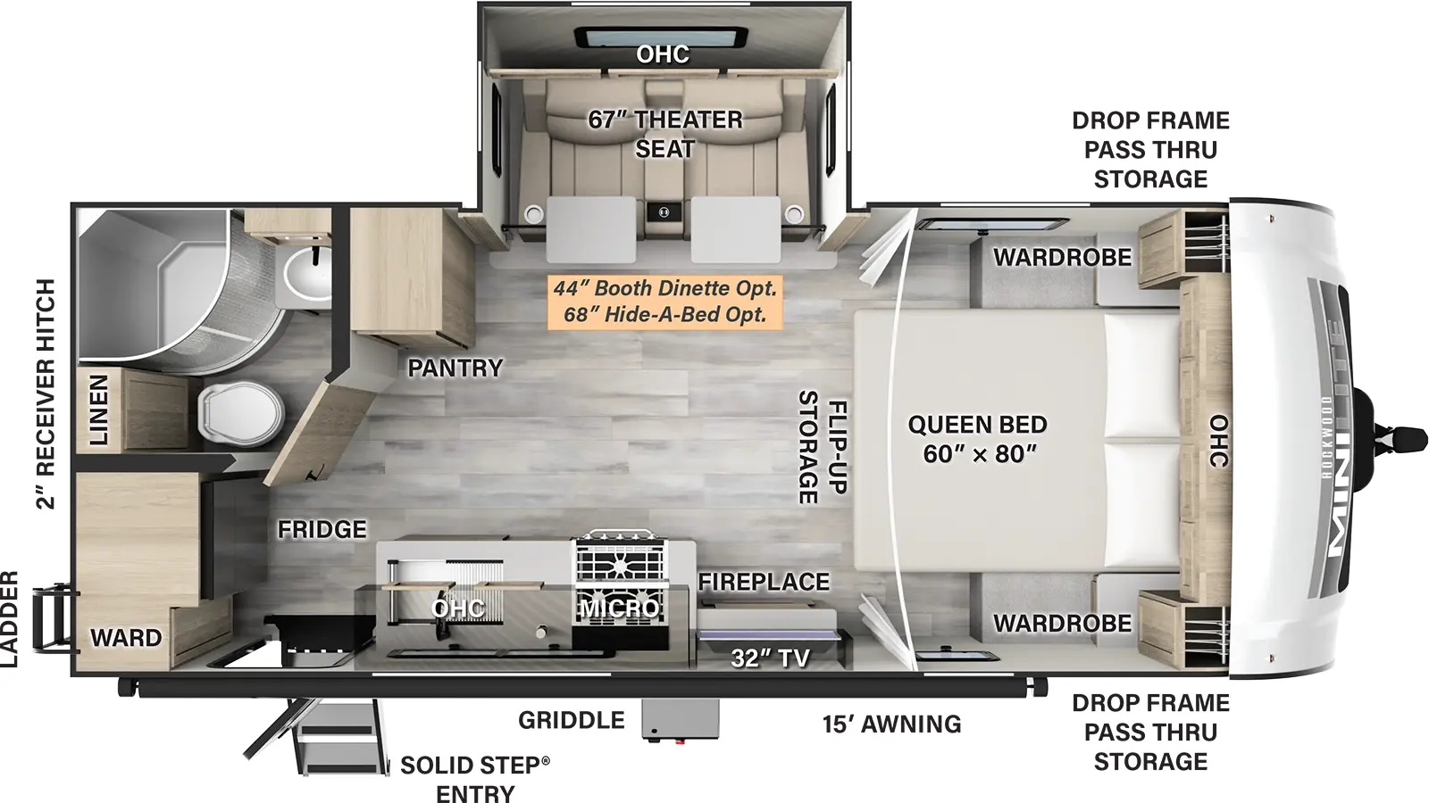 Rockwood Mini Lite Floorplans - Forest River RV