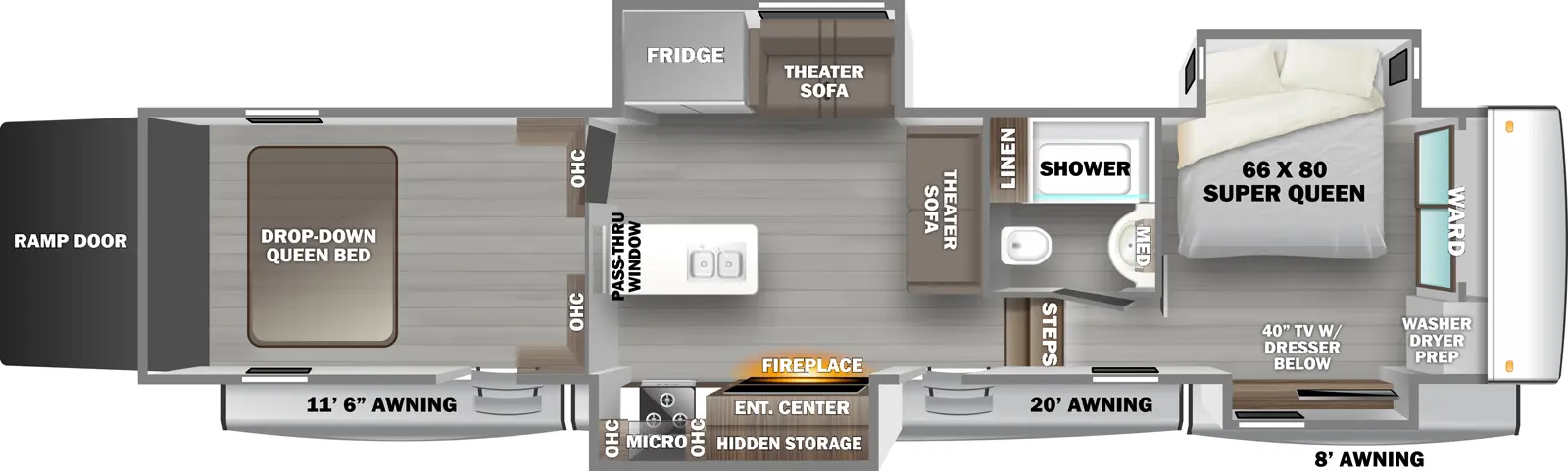 Riverstone Floorplans - Forest River RV
