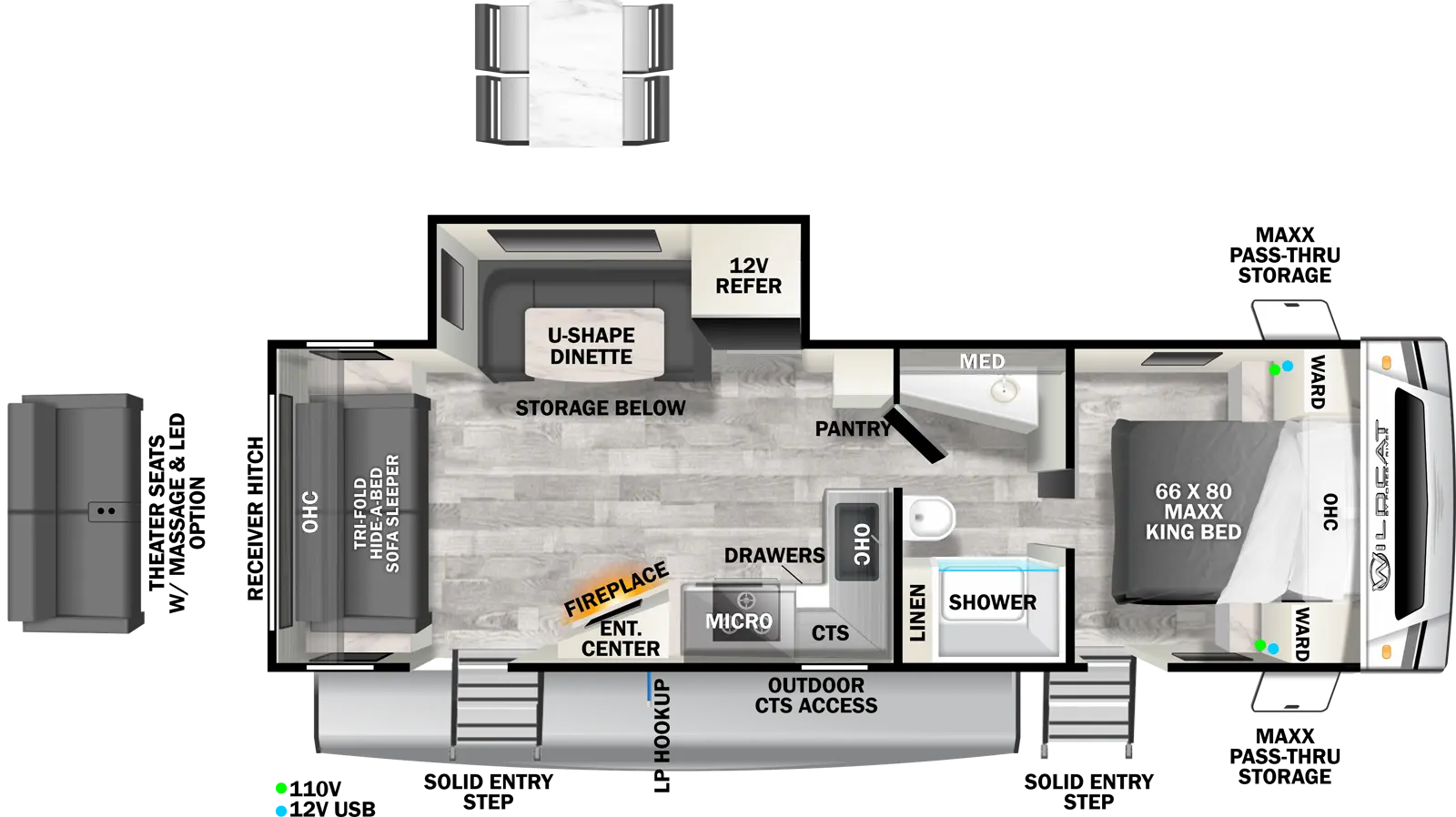 Wildcat Travel Trailers Floorplans - Forest River RV