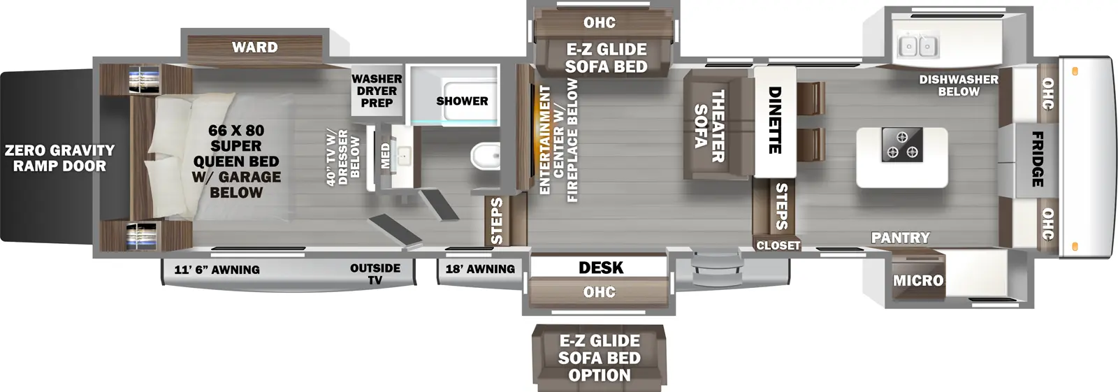 Riverstone Floorplans - Forest River RV