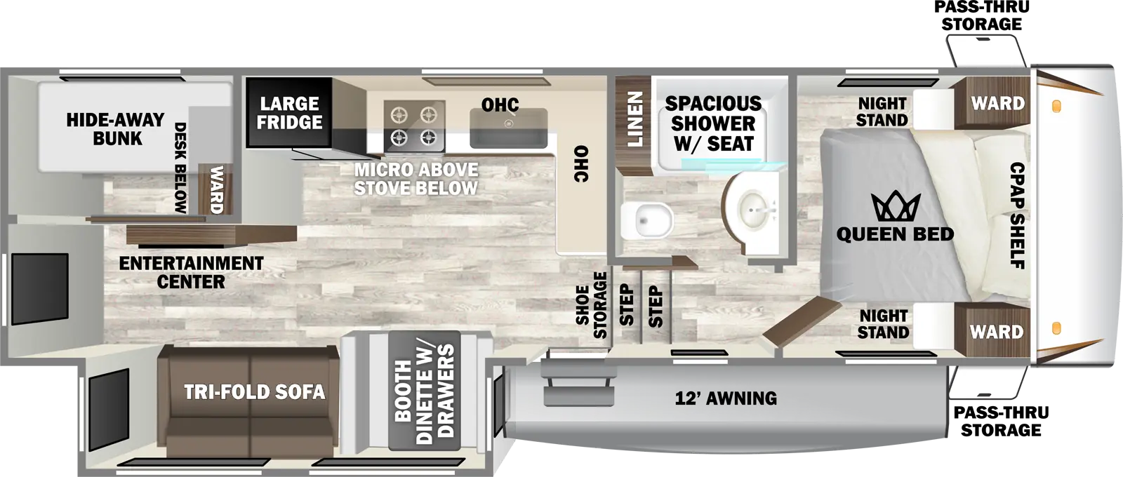 Sabre Floorplans - Forest River RV