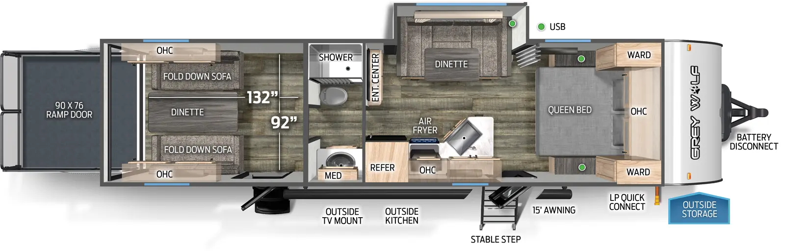 Grey Wolf Floorplans - Forest River RV