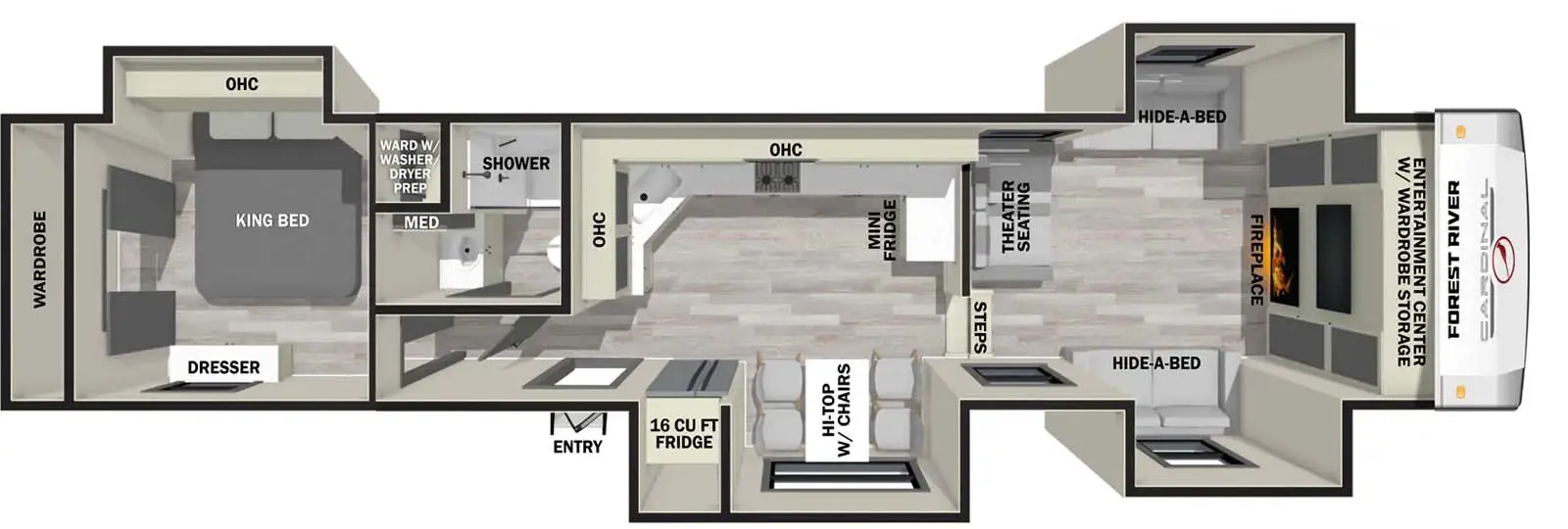 Cardinal Fifth Wheels - Forest River RV