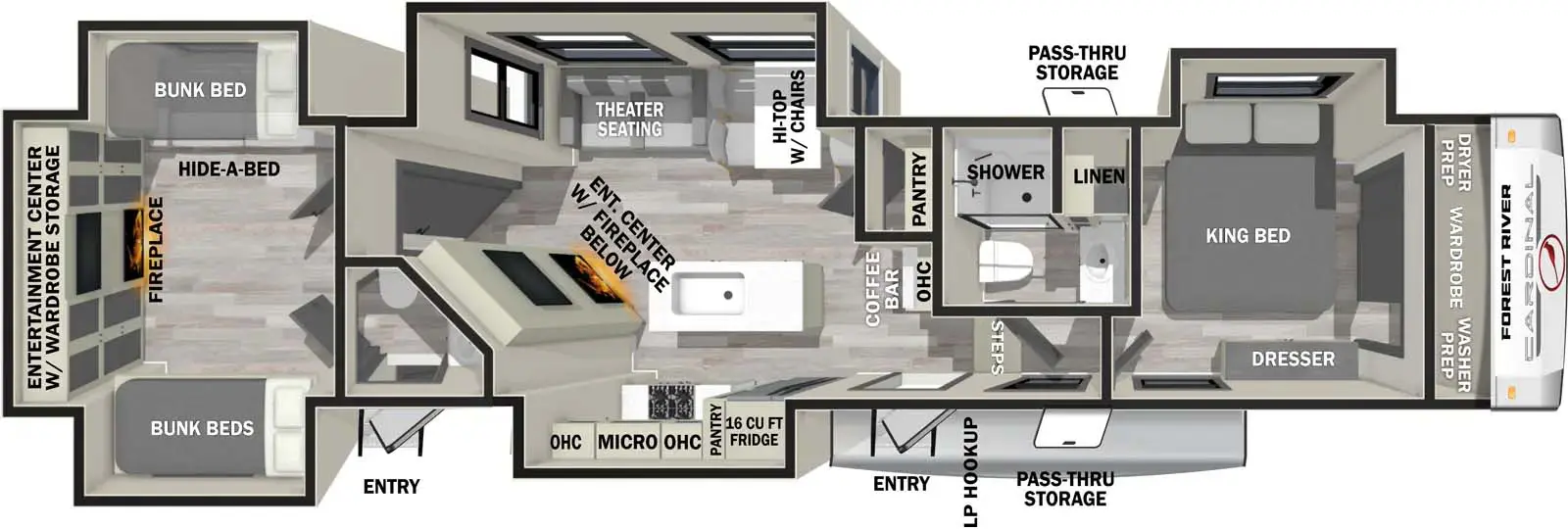 Cardinal Fifth Wheels - Forest River RV