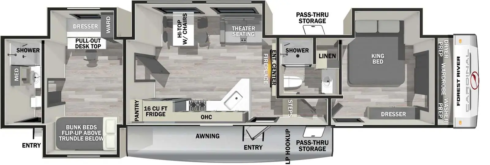 Cardinal Fifth Wheels - Forest River RV