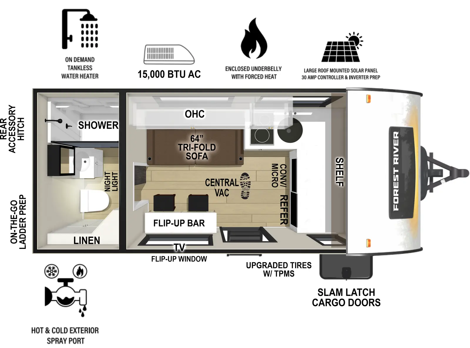 R Pod Floorplans - Forest River RV