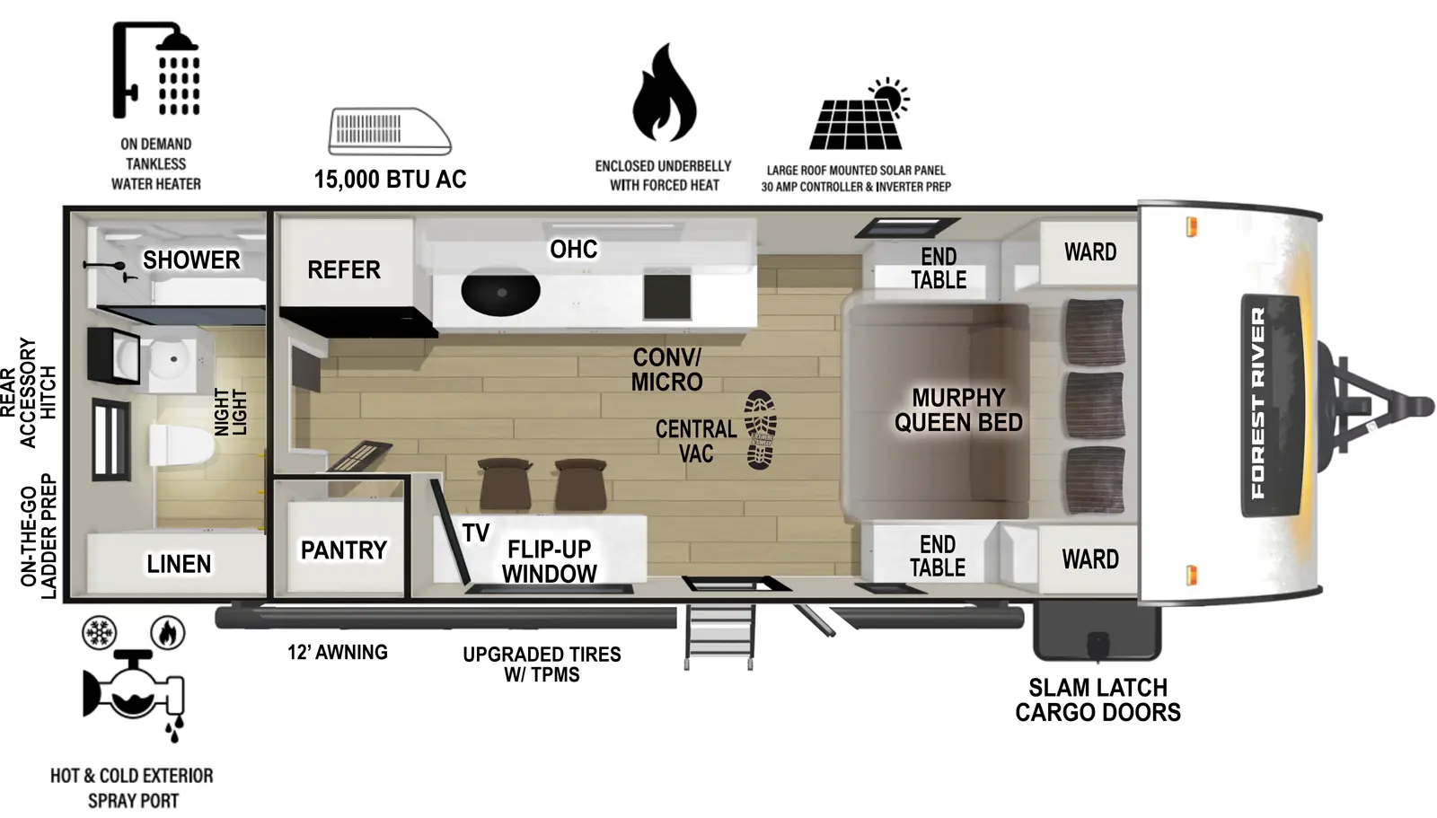 R Pod Floorplans - Forest River RV