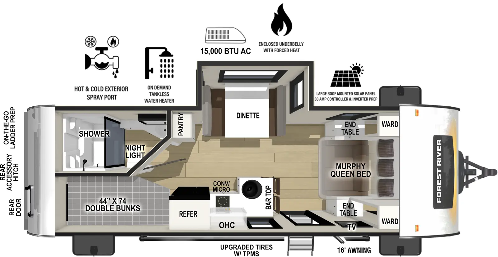 R Pod Floorplans - Forest River RV
