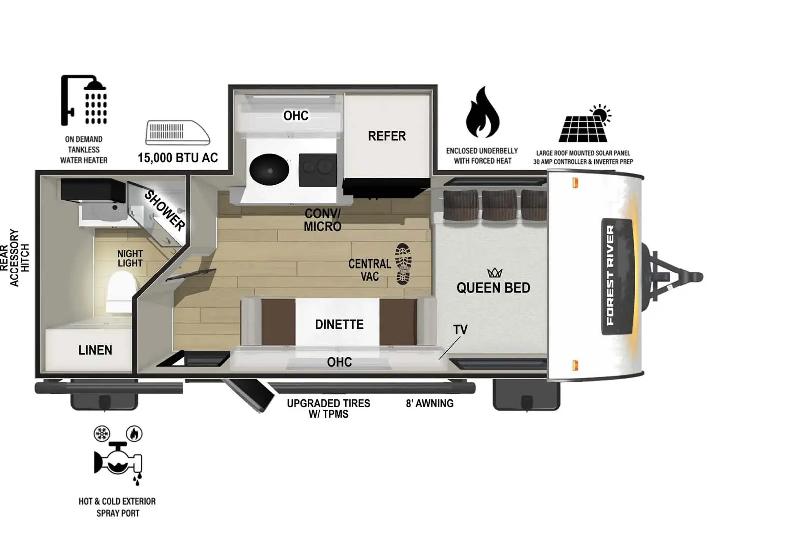 r-pod Travel Trailers - Forest River RV