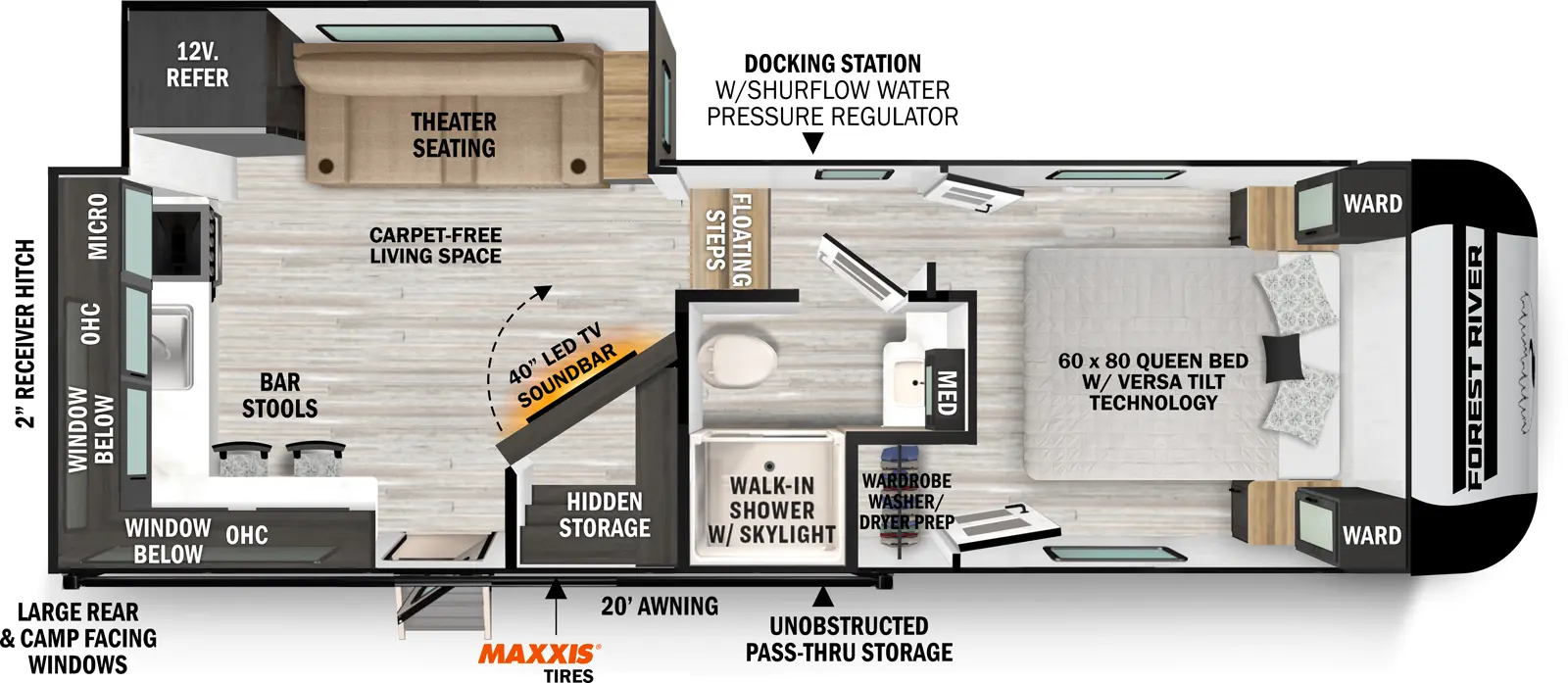 Impression Floorplans - Forest River RV