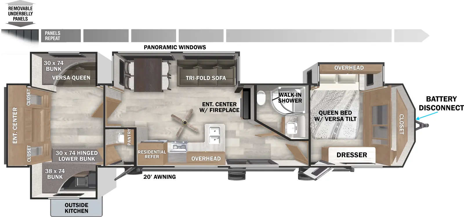 Salem Villa Floorplans - Forest River RV