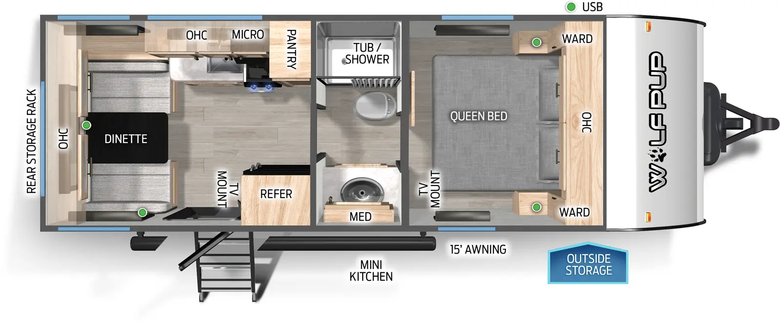 Wolf Pup Floorplans - Forest River RV