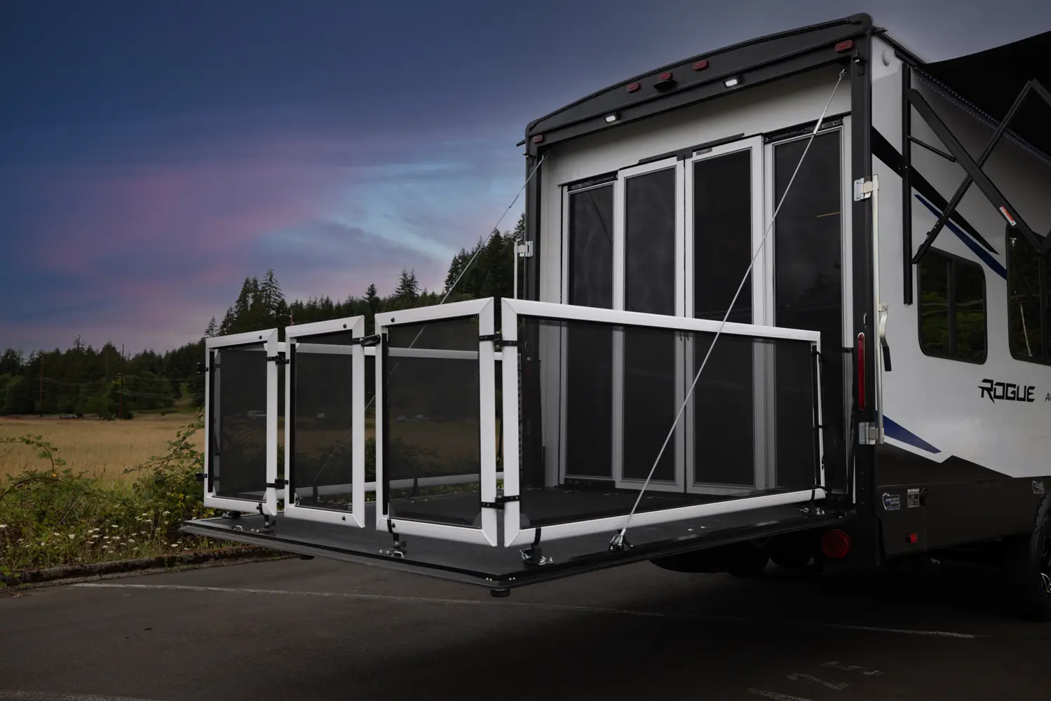 Cherokee Rogue Armored Travel Trailers Toy Haulers - Forest River RV