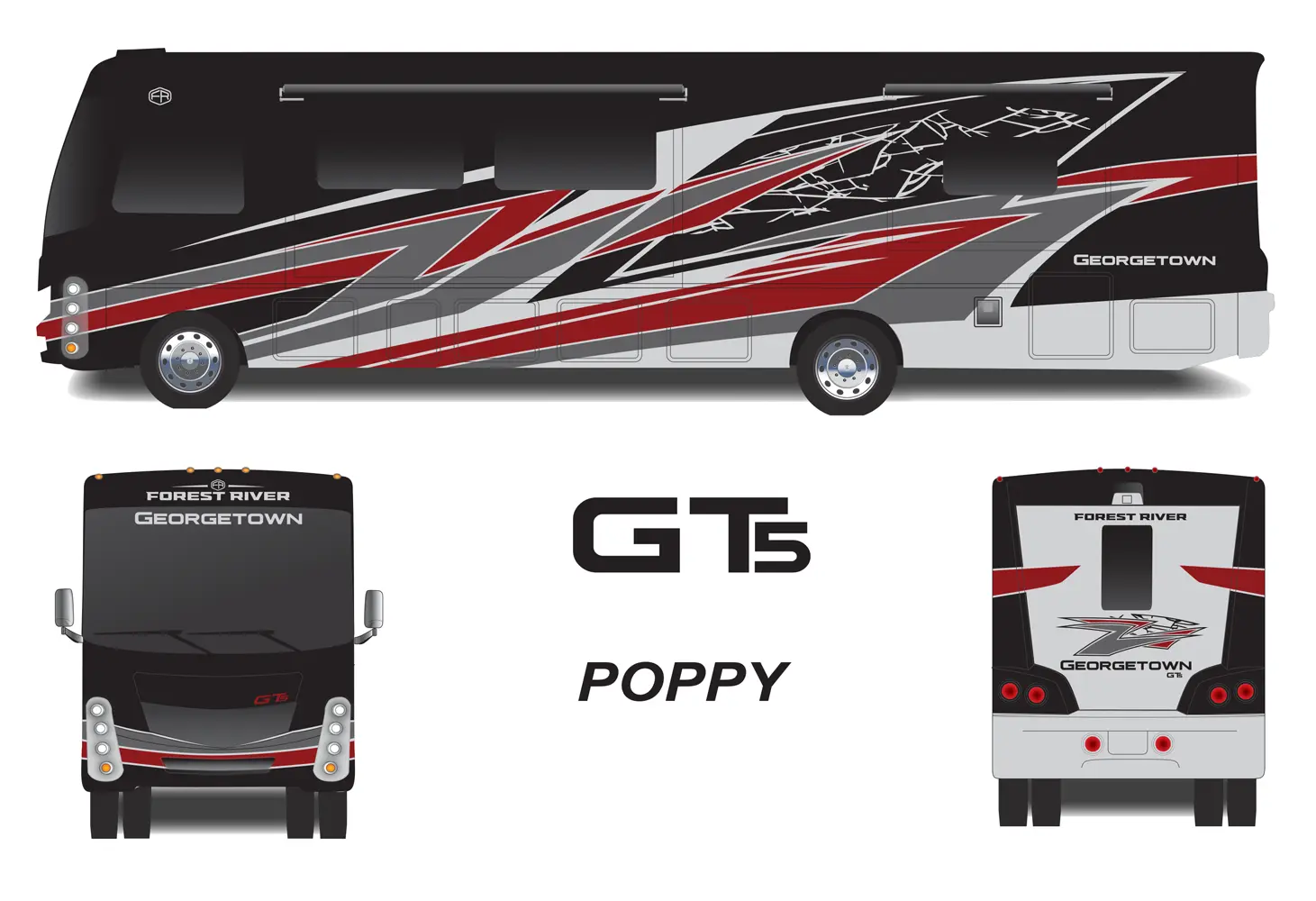 Georgetown 5 Series GT5 Class A Gas Motorhomes - Forest River RV