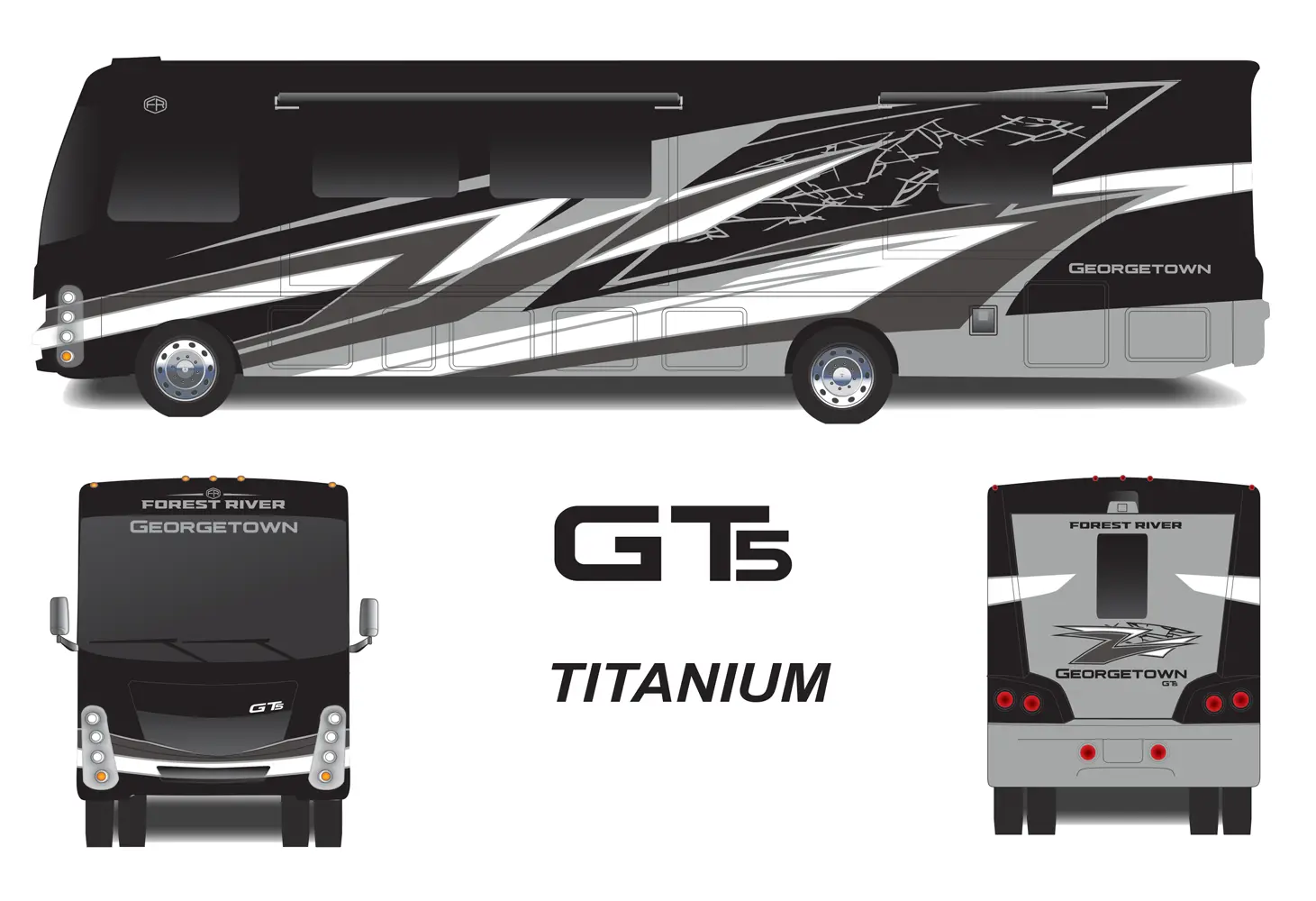Georgetown 5 Series GT5 Class A Gas Motorhomes - Forest River RV