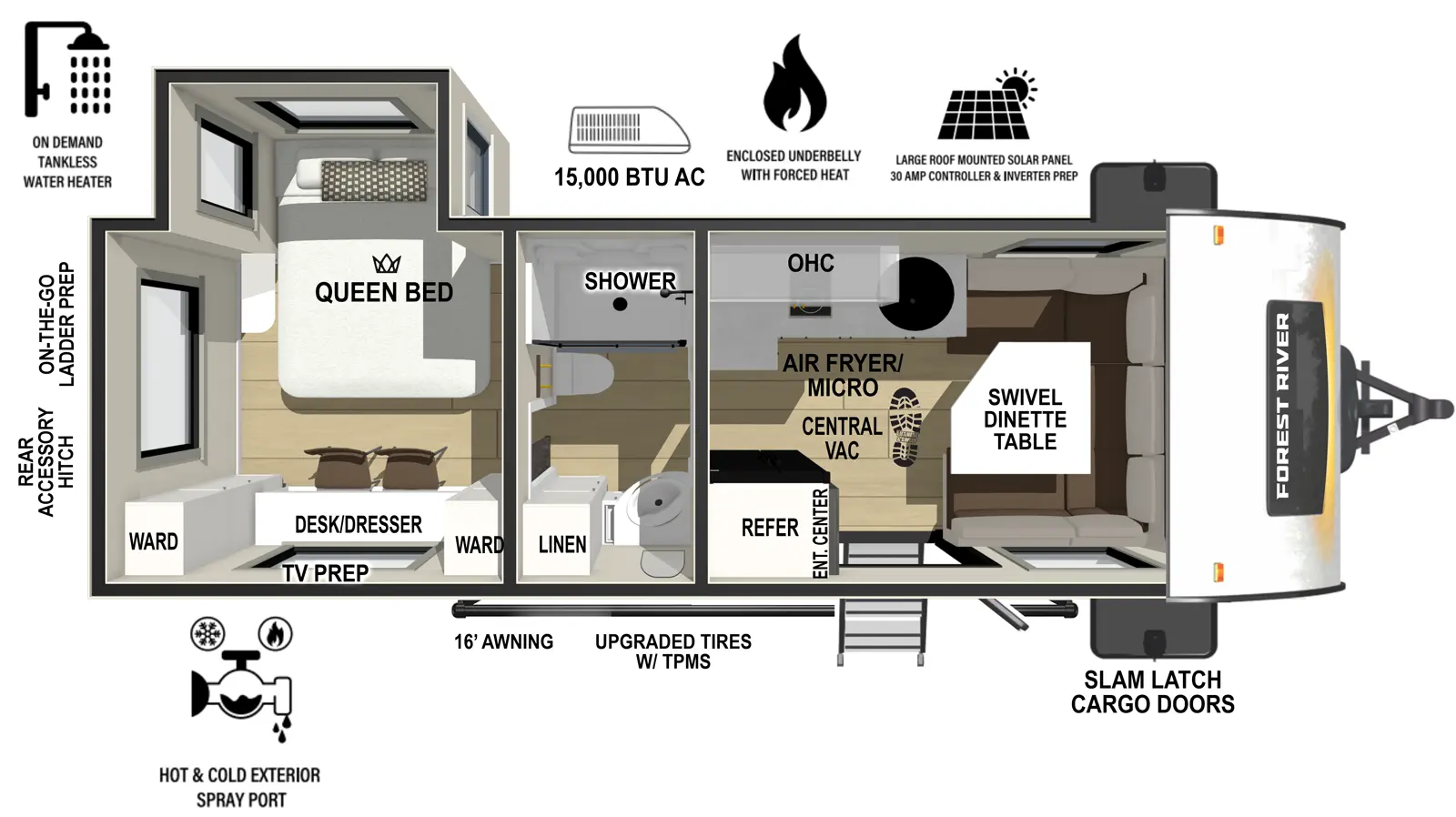 2026 r•pod RP-204 Floorplan - Forest River RV