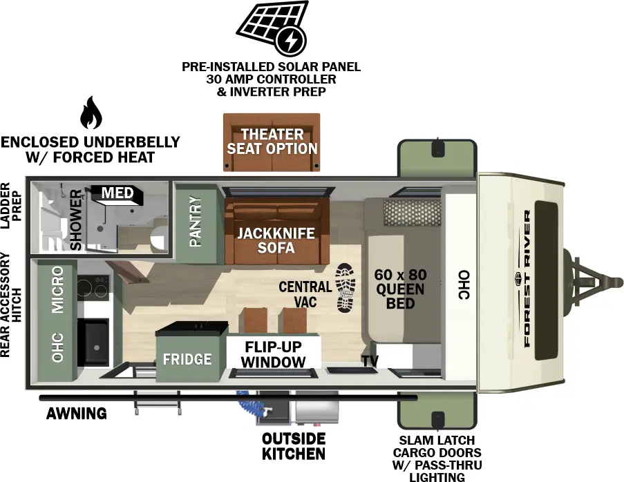 No Boundaries Floorplans - Forest River RV