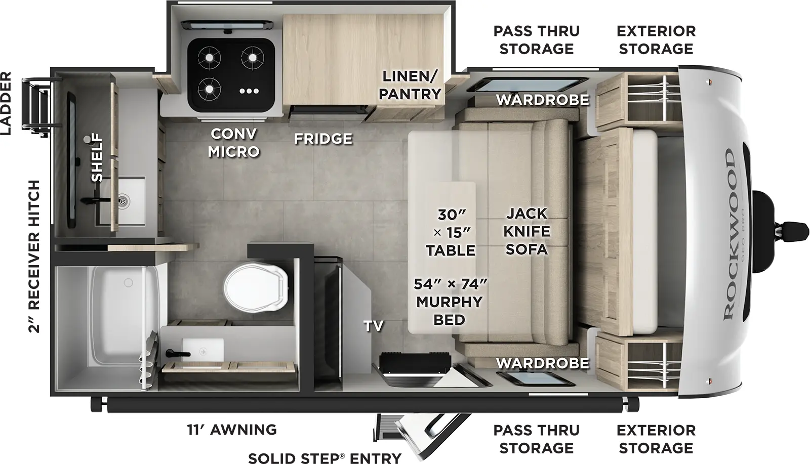 Rockwood Geo Pro Floorplans - Forest River RV