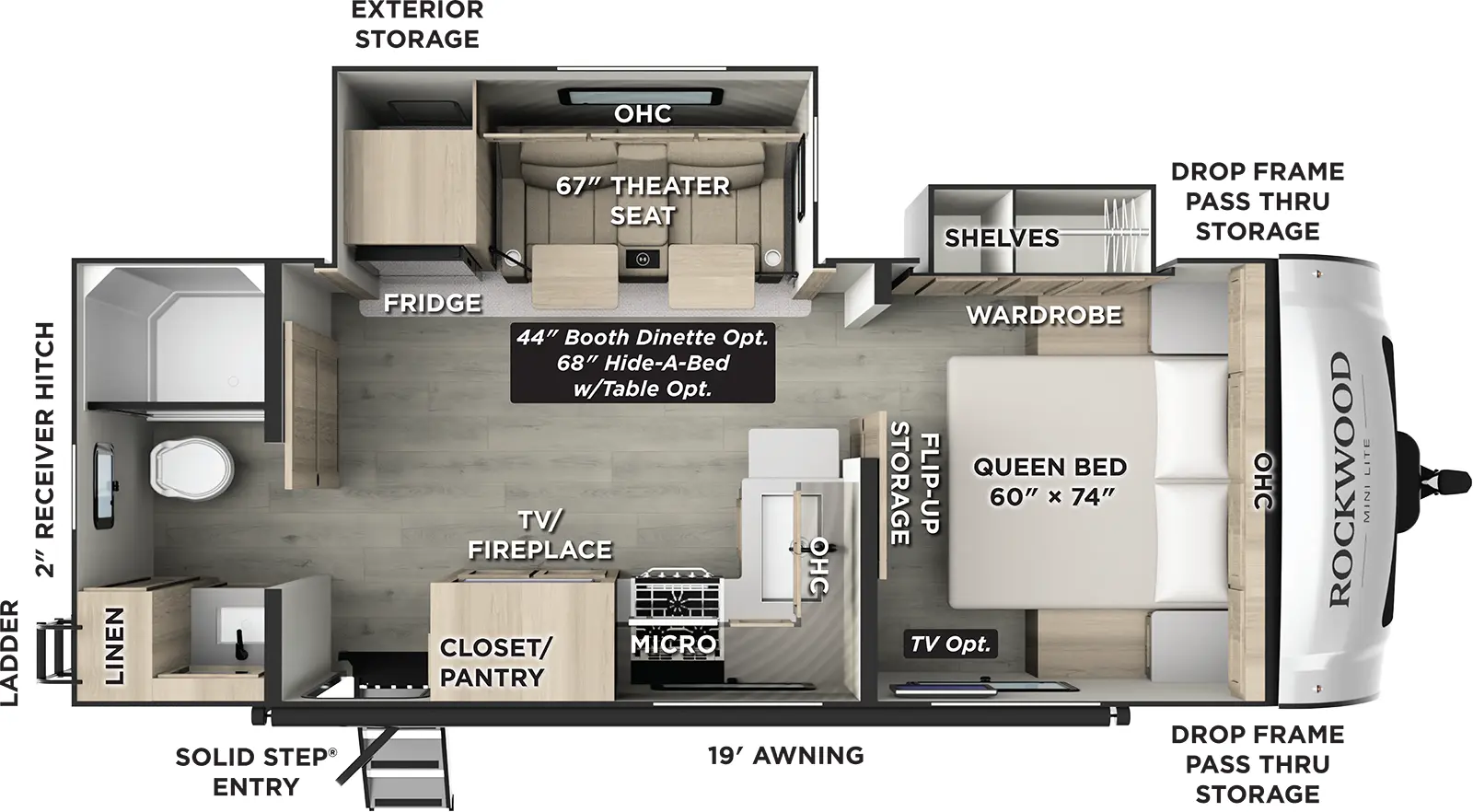 Rockwood Mini Lite Floorplans - Forest River RV
