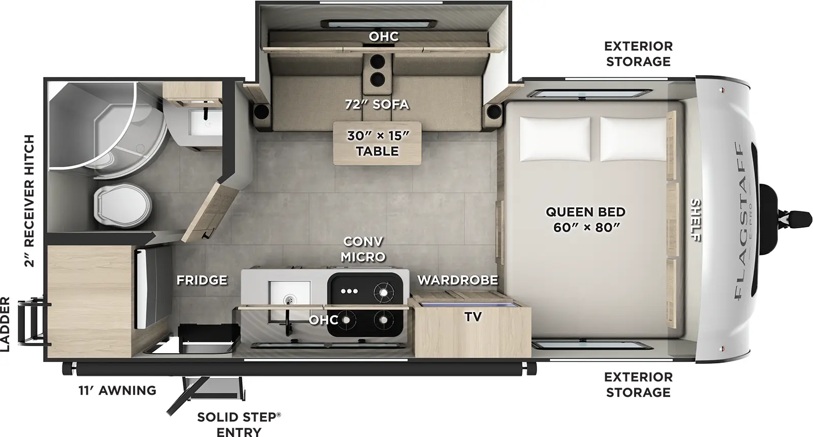 Flagstaff E Pro Floorplans - Forest River RV