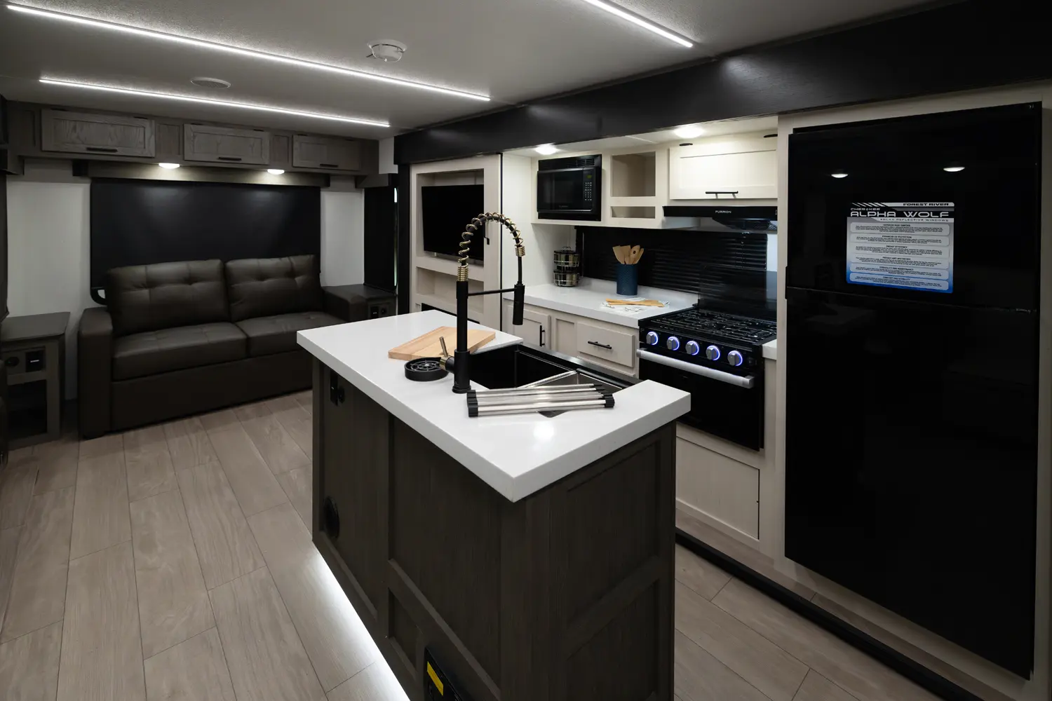 2026 Alpha Wolf 26RL Floorplan - Forest River RV