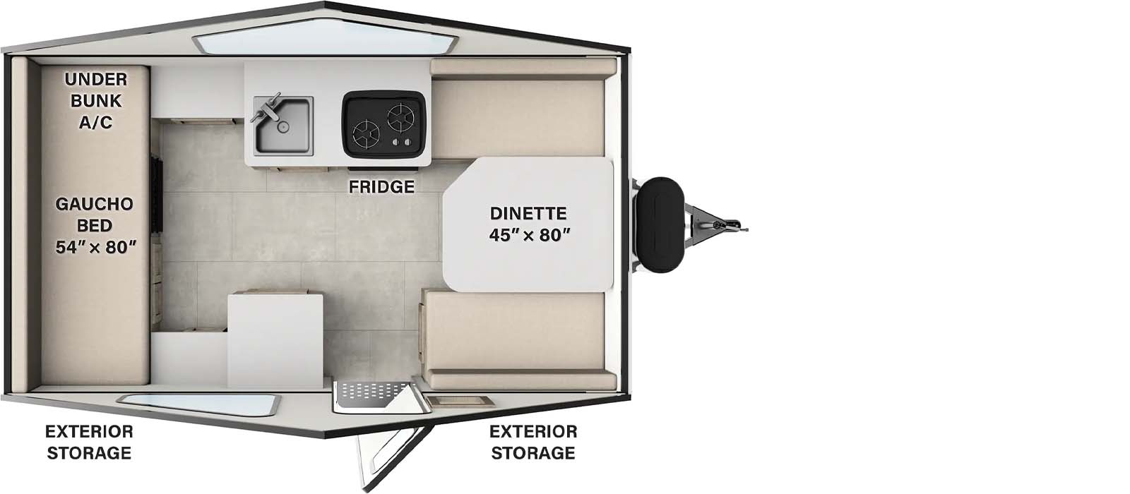 Flagstaff Hardside Pop-Up Campers Folding Camping Trailers - Forest ...