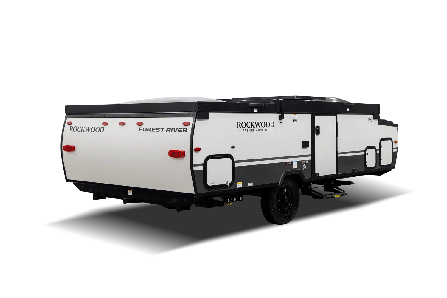 2026 Rockwood Hardside Pop-Up Campers A122S Floorplan - Forest River RV