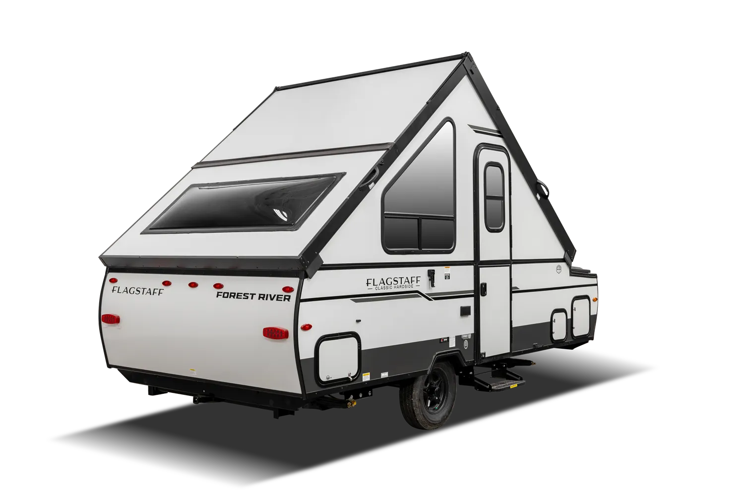 2026 Flagstaff Hardside Pop-Up Campers T12ST Floorplan - Forest River RV