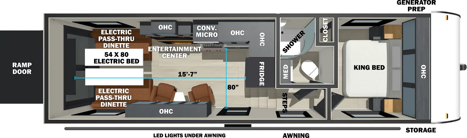 2710 | Sandstorm Floorplan - Forest River RV