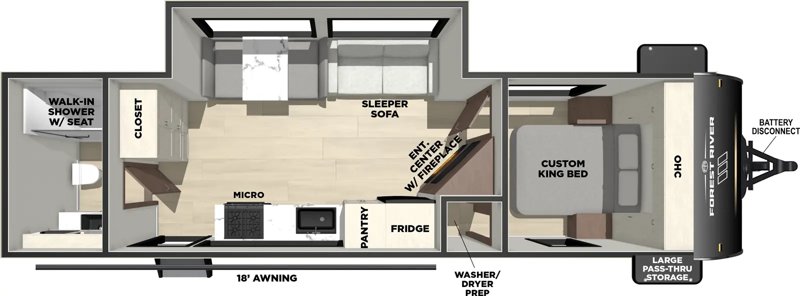 Vibe Floorplans - Forest River RV