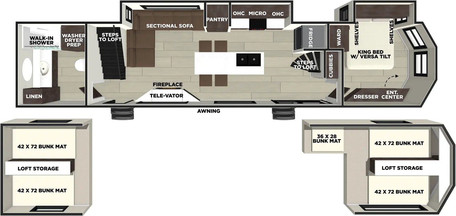 Salem Villa Floorplans - Forest River RV