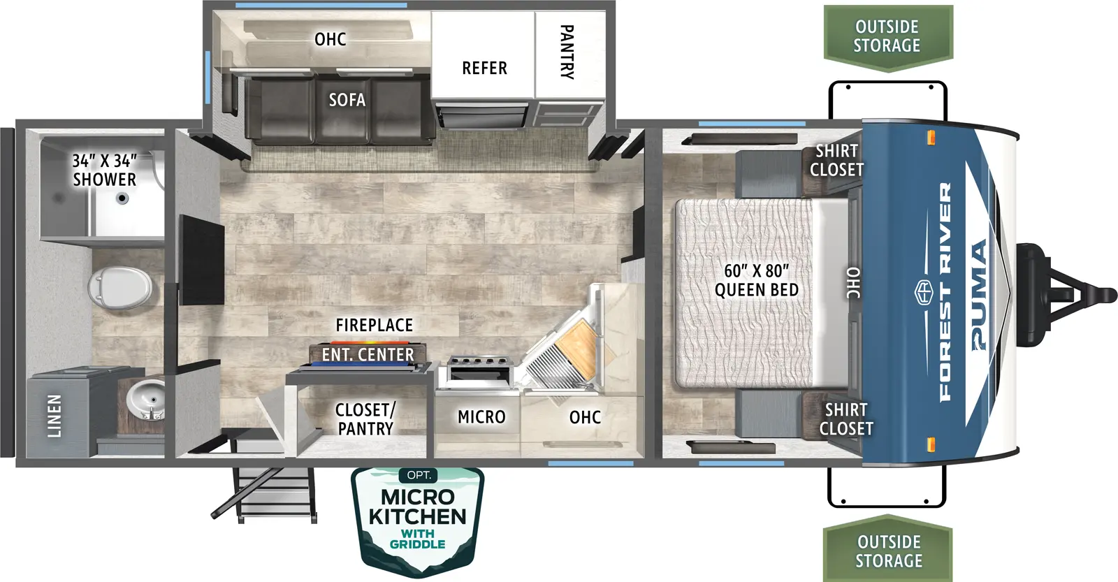 Puma Floorplans - Forest River RV