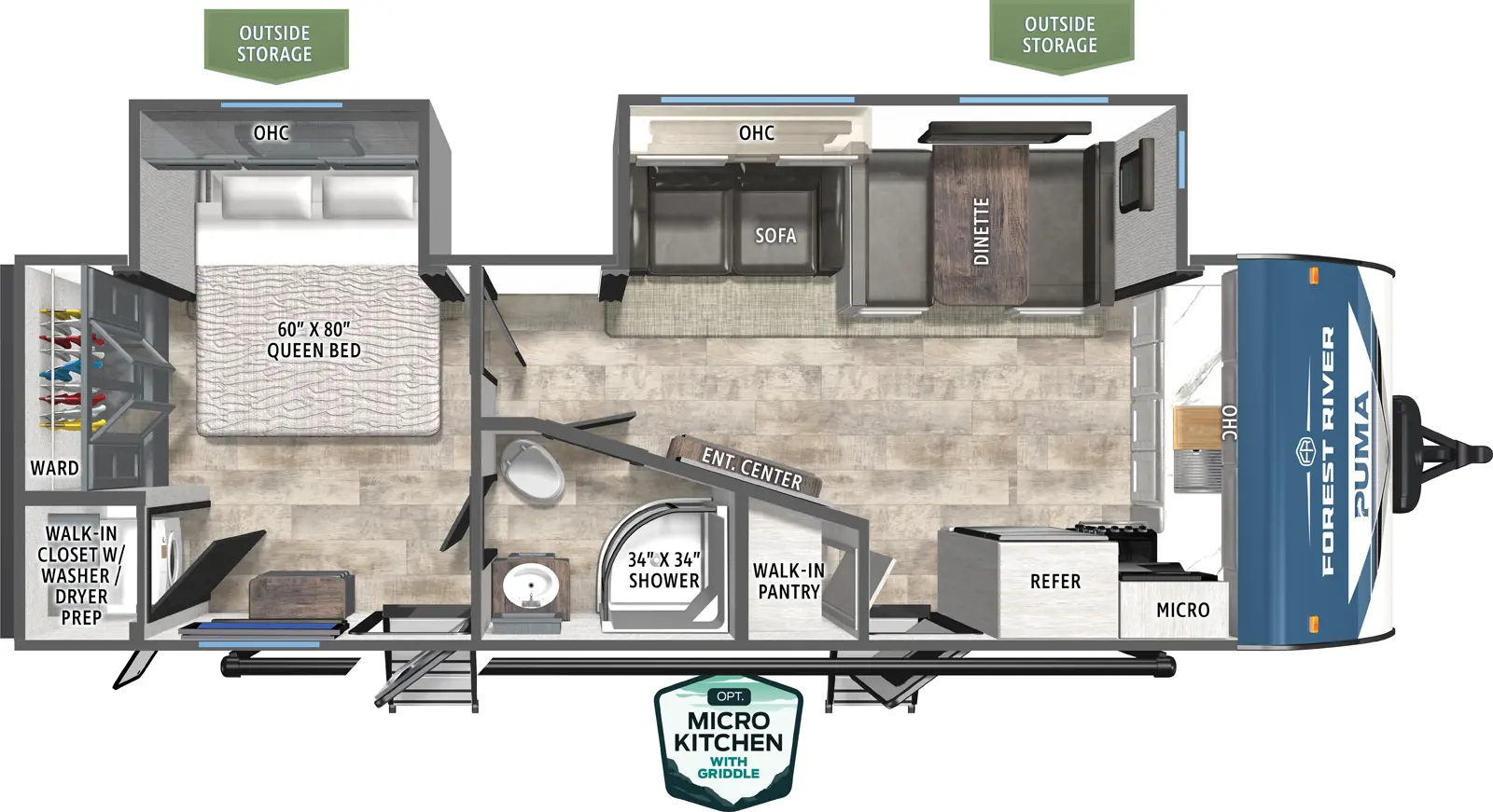 Puma Floorplans - Forest River RV