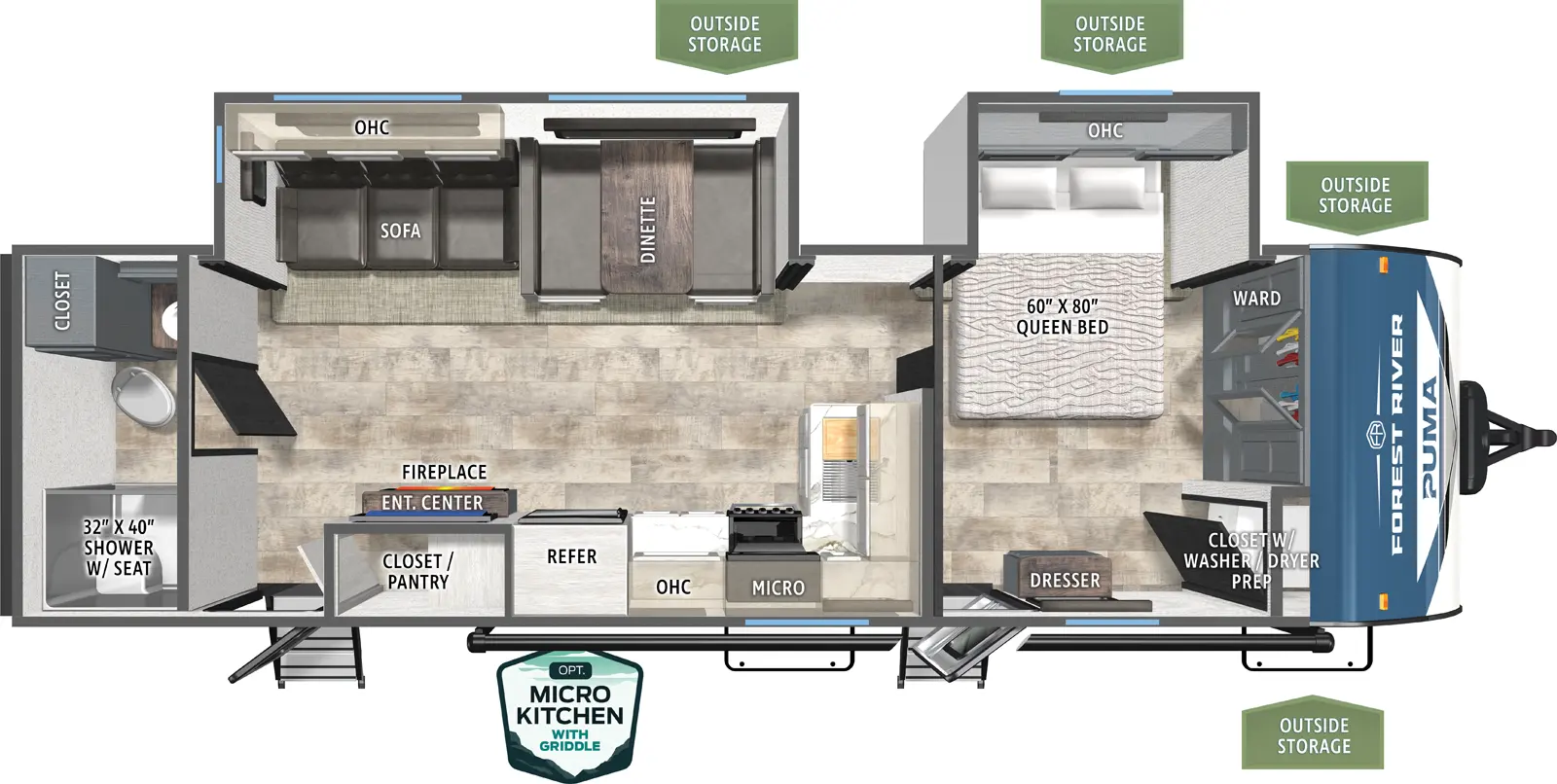 Puma Floorplans - Forest River RV