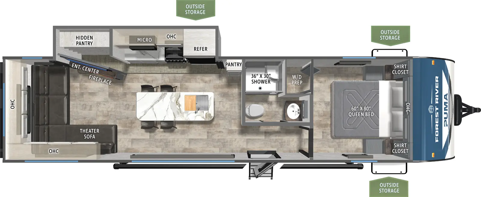 Puma Floorplans - Forest River RV