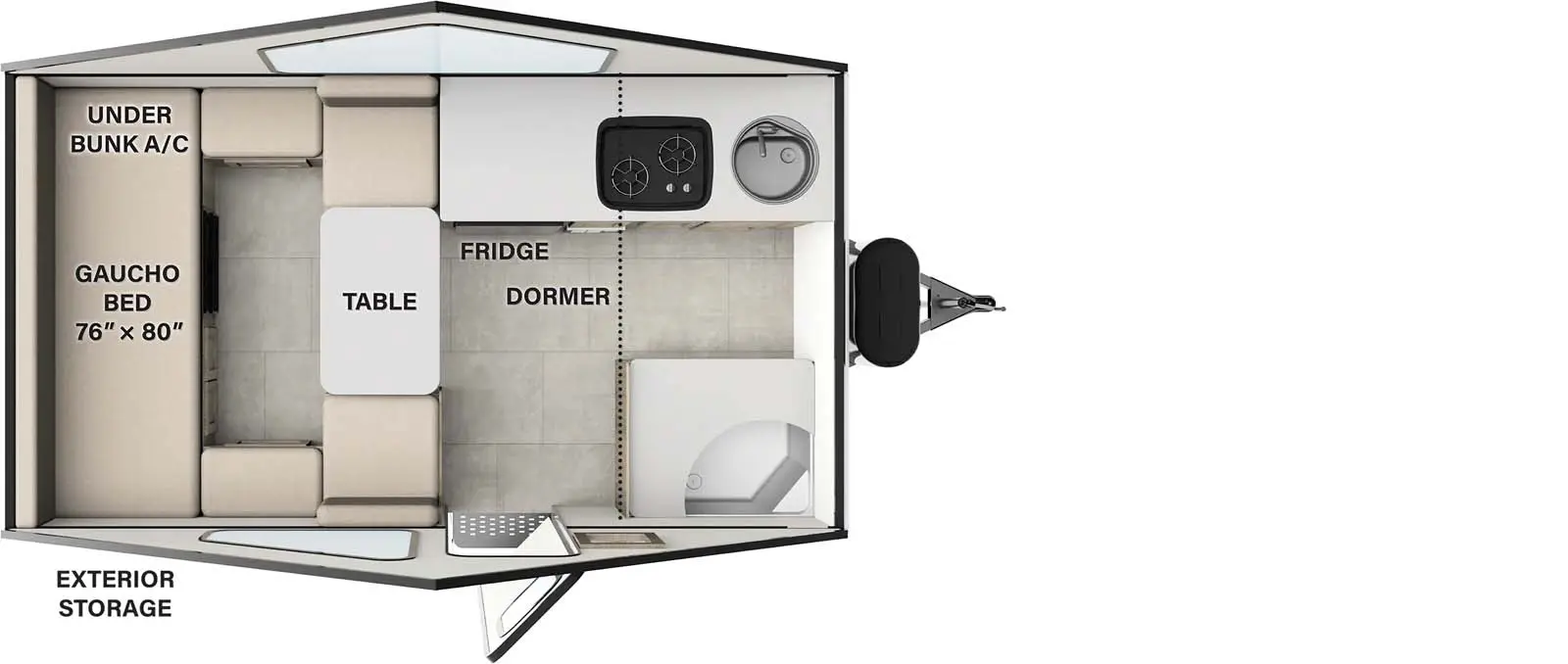 Flagstaff Hardside Pop-Up Campers Folding Camping Trailers - Forest ...