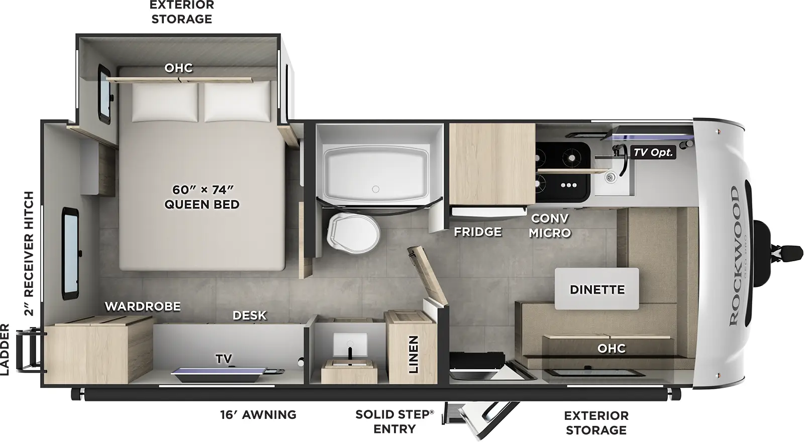 Rockwood Geo Pro Floorplans - Forest River RV