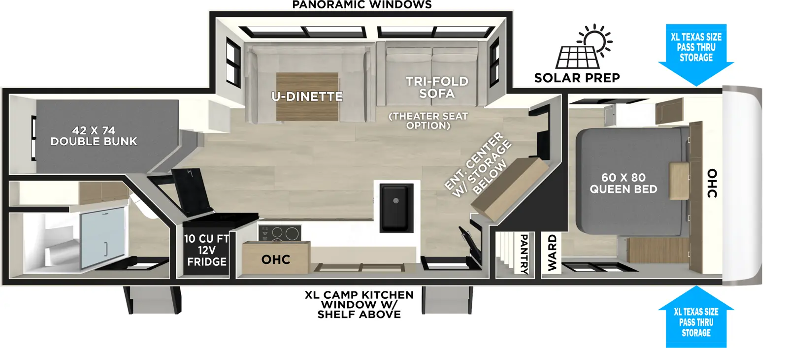 Heritage Glen Travel Trailers Floorplans - Forest River RV