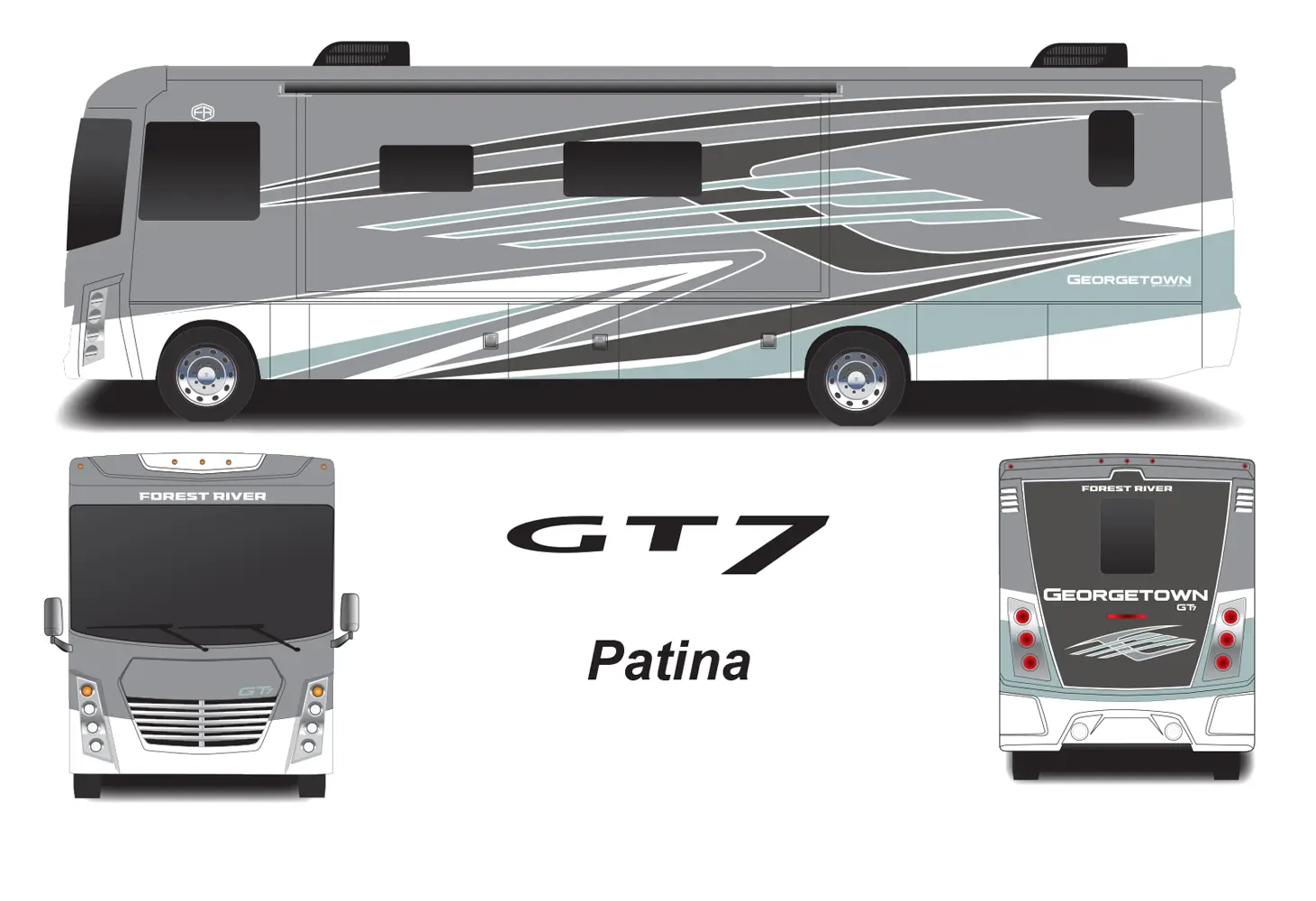 Georgetown 7 Series GT7 Class A Gas Motorhomes - Forest River RV