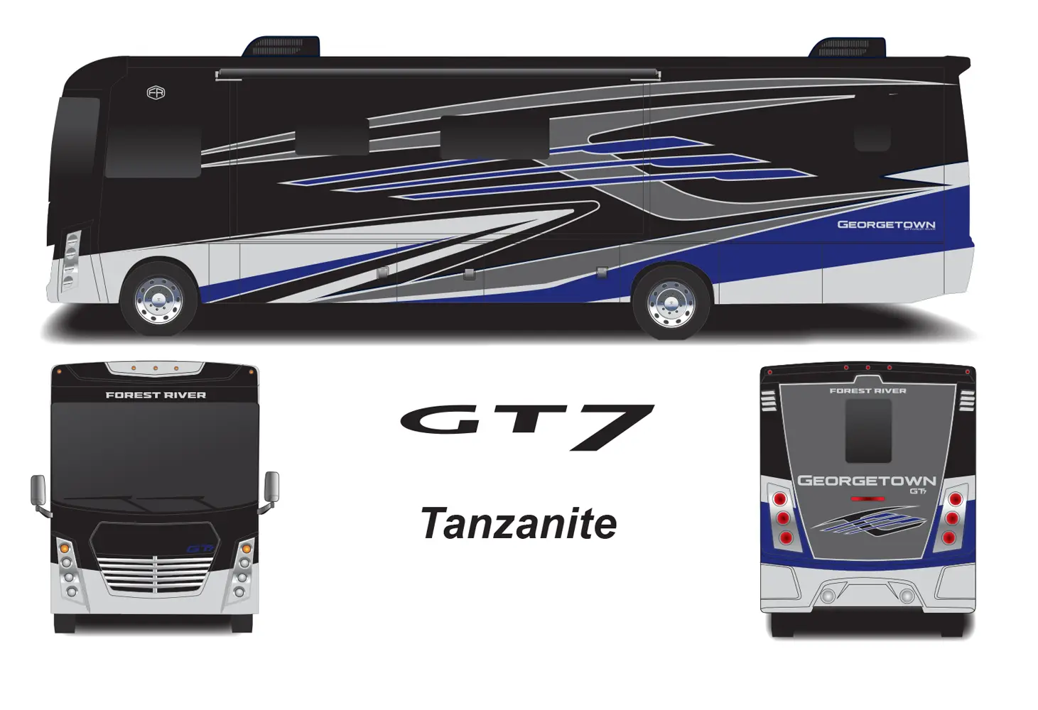 Georgetown 7 Series GT7 Class A Gas Motorhomes - Forest River RV