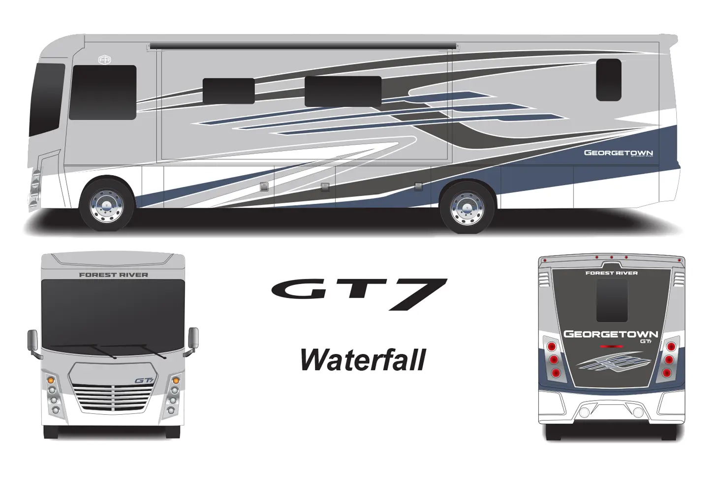 Georgetown 7 Series GT7 Class A Gas Motorhomes - Forest River RV