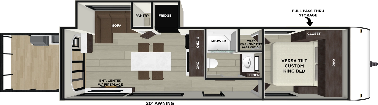 2026 Wildwood 32VERANDA - DSO Floorplan - Forest River RV